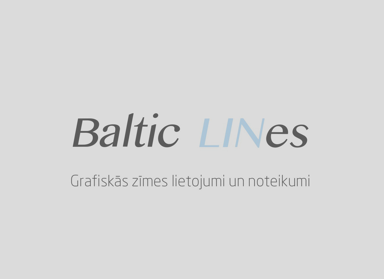 Baltic Lines graphical symbol – Due Design